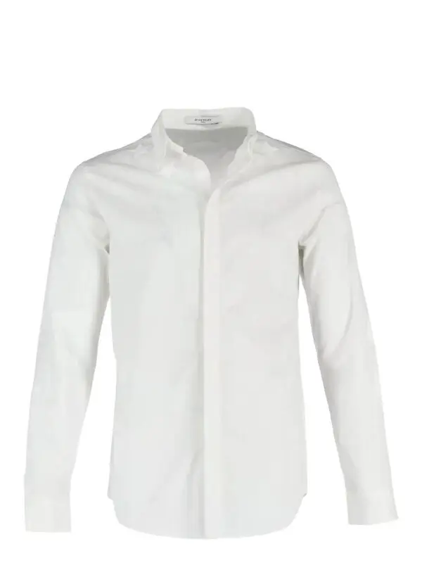 Givenchy Star-embroidered Button Shirt - White