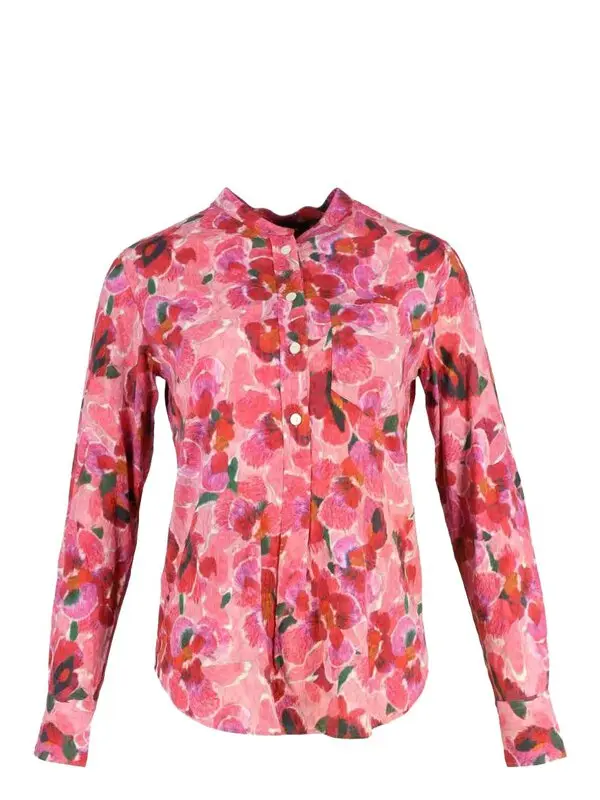 ISABEL MARANT VINTAGE Floral Print Shirt - Pink