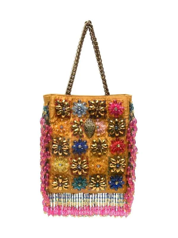 Kurt Geiger Beaded Tote Bag - Yellow