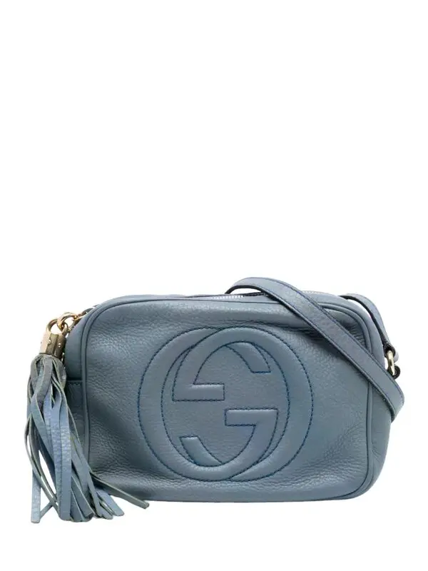 Gucci 2016-2025 Leather Soho Disco Crossbody Bag - Blue