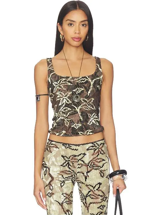 SIEDRES Cali Top - Brown
