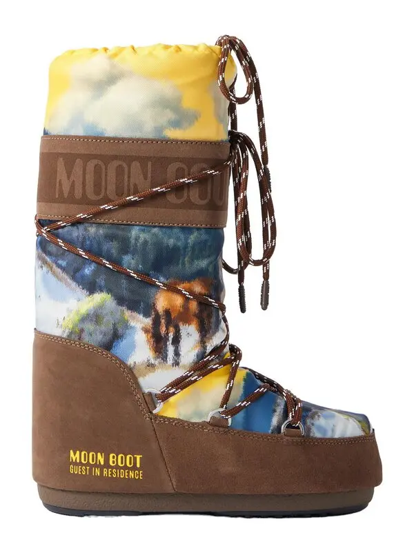 Moon Boot Guest In Residence Icon Postcard Snow Boots - Brown