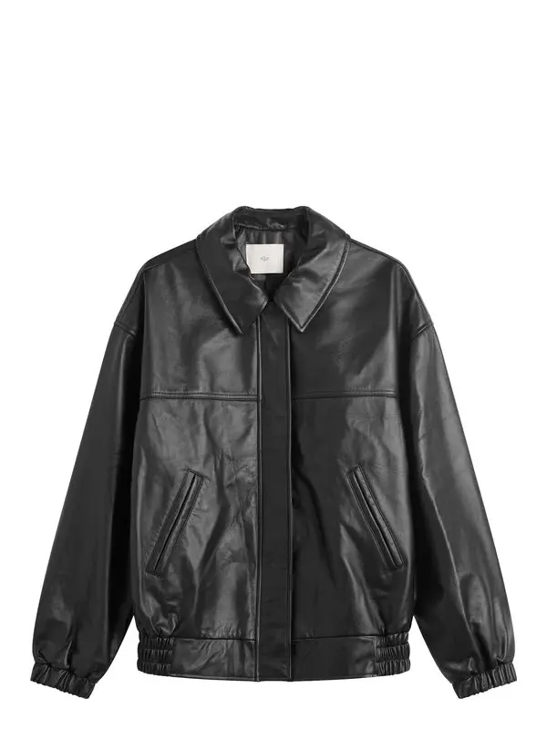 KIJUN Leather Jacket - Black