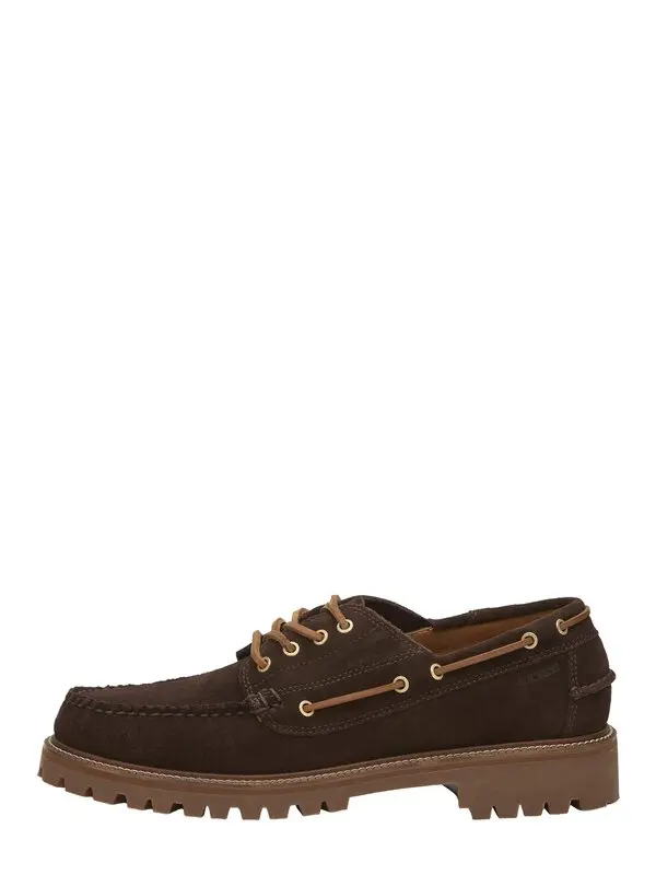 G.H. BASS & CO. Ranger Camp Moc Shoe - Chocolate Suede