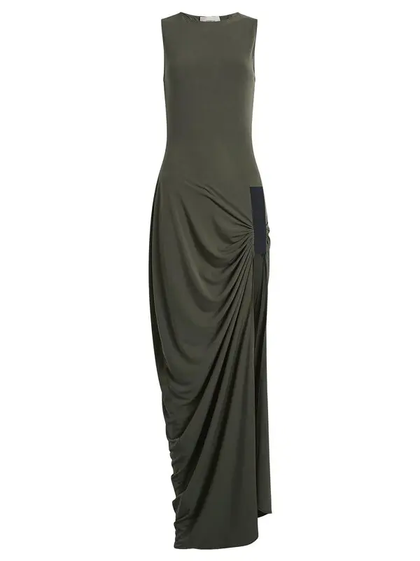 Coperni Taped Suspended Maxi Dress - Green