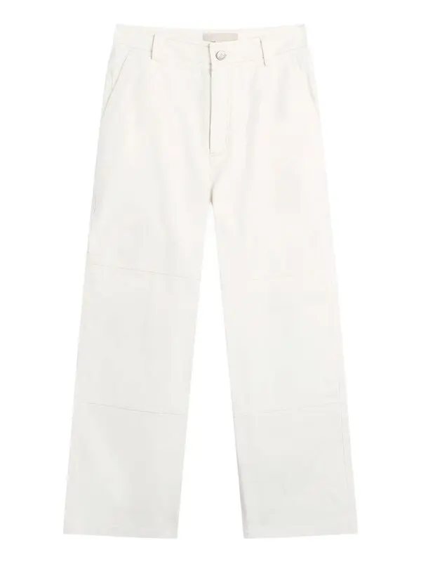 Ami Worker Trousers - Blanc Creme