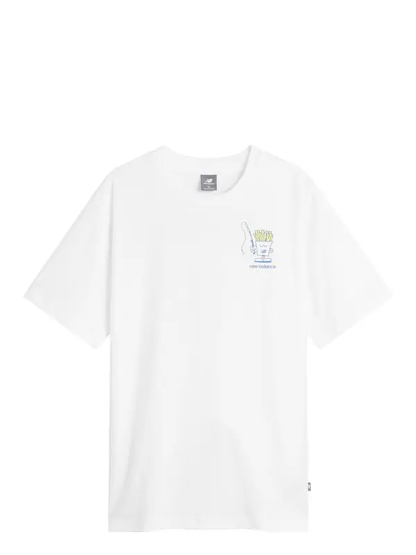 NEW BALANCE Fish And Chips T-shirt - White