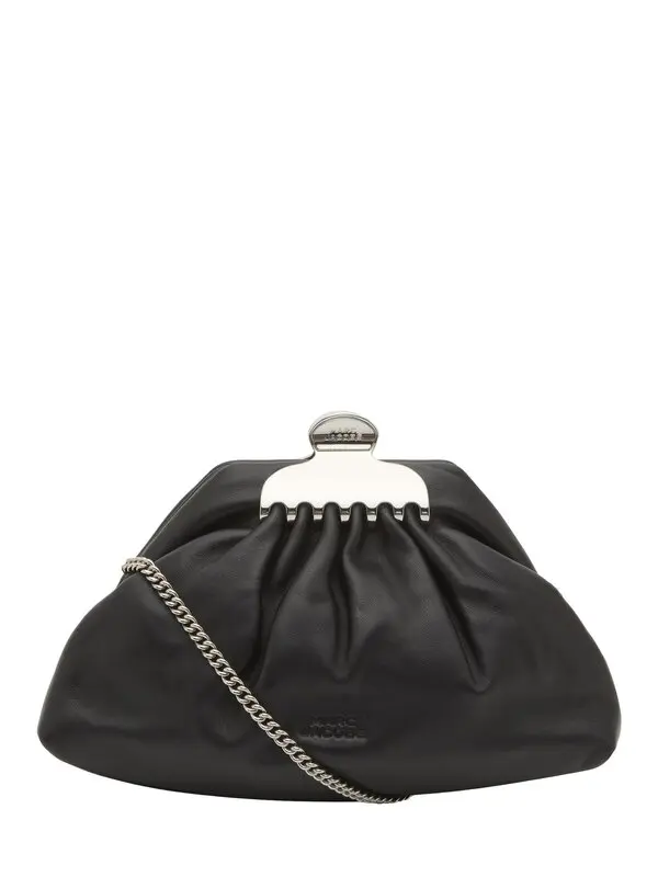 Marc Jacobs The Small Claw Clip Clutch Bag - Black