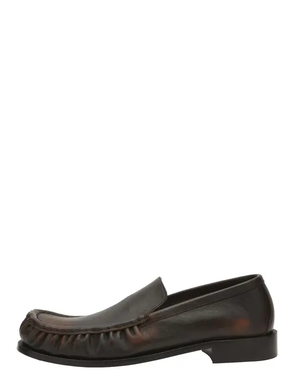 Dries Van Noten Leather Loafer - Tan