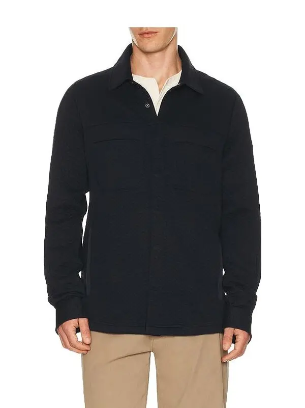 RHONE Weekend Shacket - True Navy