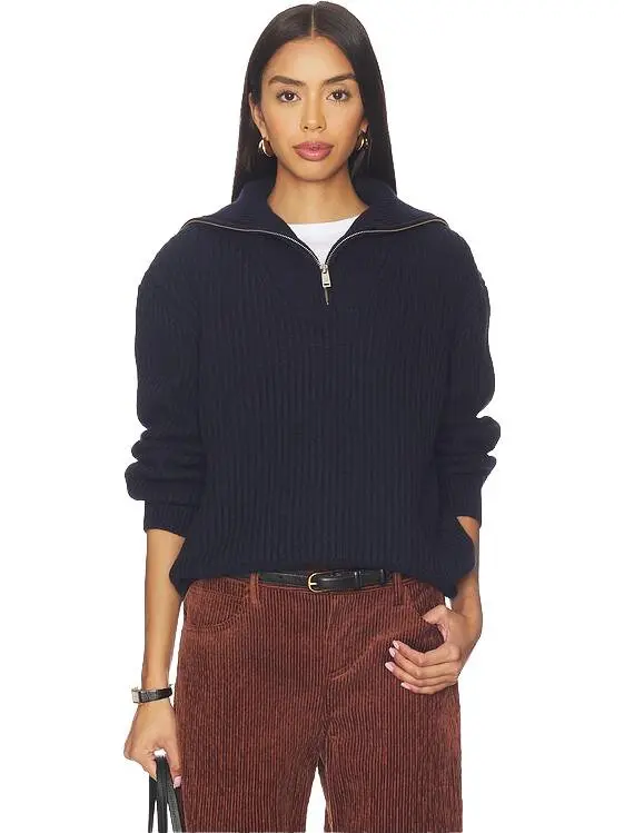 ANINE BING Sammy Pullover Sweater - Midnight Blue