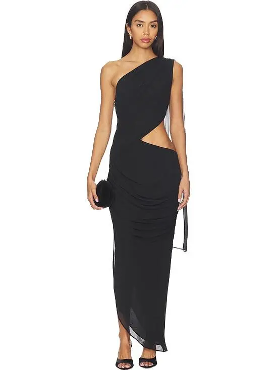 LOVERS AND FRIENDS Marleen Maxi Dress - Black