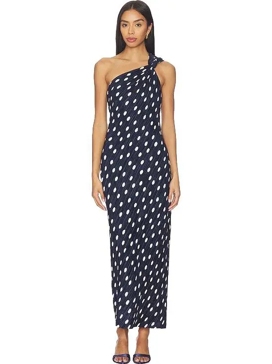 Cult Gaia Terre Dress - Small Dot Deep Lake