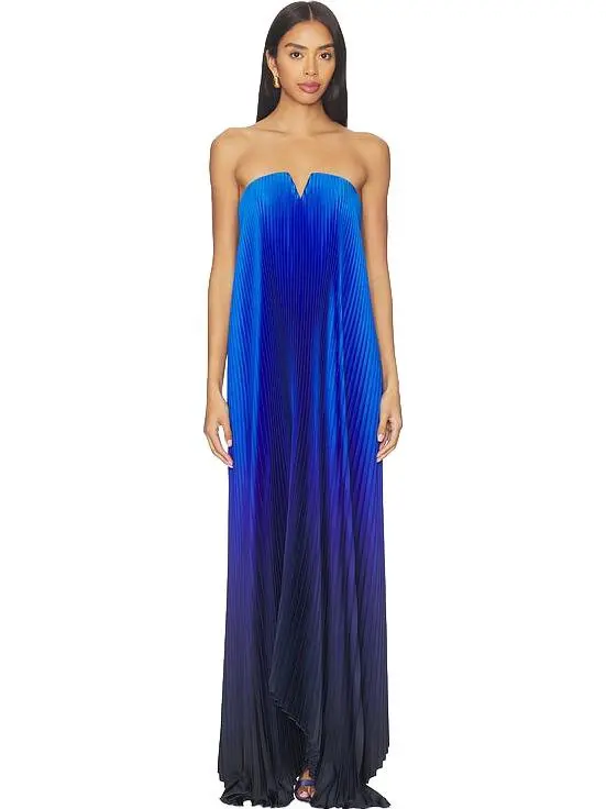L'IDEE Black Tie Gown - Azura Ombre