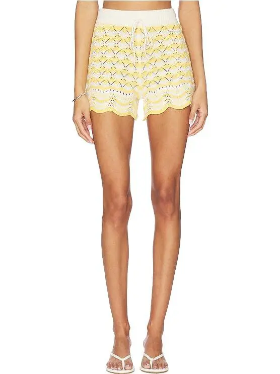 L*Space Sunchaser Short - Daisy & Cream