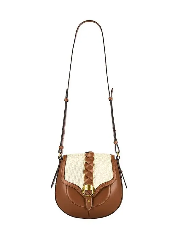 Isabel Marant Altay Small Crossbody Bag - Cognac & Natural