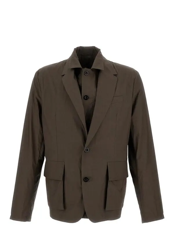 Sacai Cotton Blazer - Brown