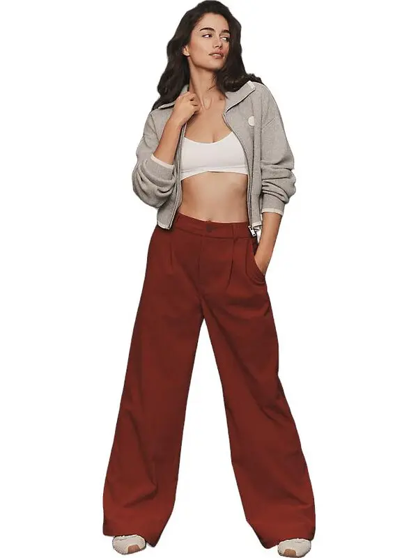 Varley Floris Wide-leg Pants - Red Dahlia