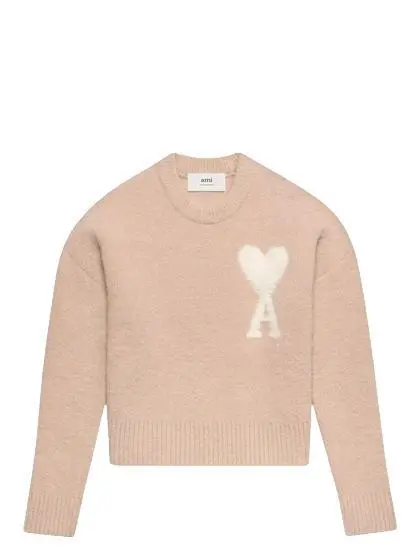 Ami De Coeur Cloudy Sweater - Powder Pink Ivory