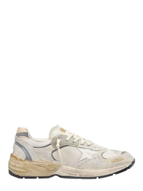 GOLDEN GOOSE Dadstarin Sneakers - White/biege