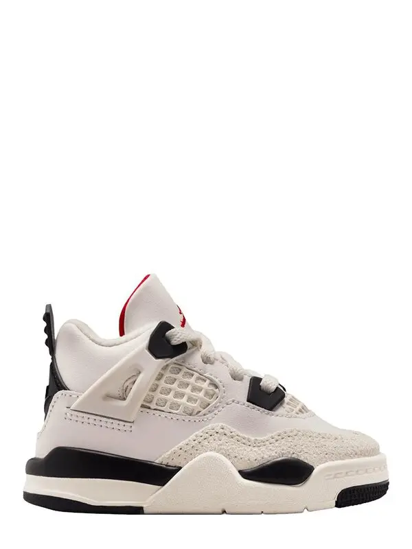 JORDAN 4 Retro Flight Club Sneakers - Sail/black/university Red