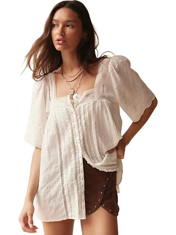 Free People Adore You Tunic - Ivory
