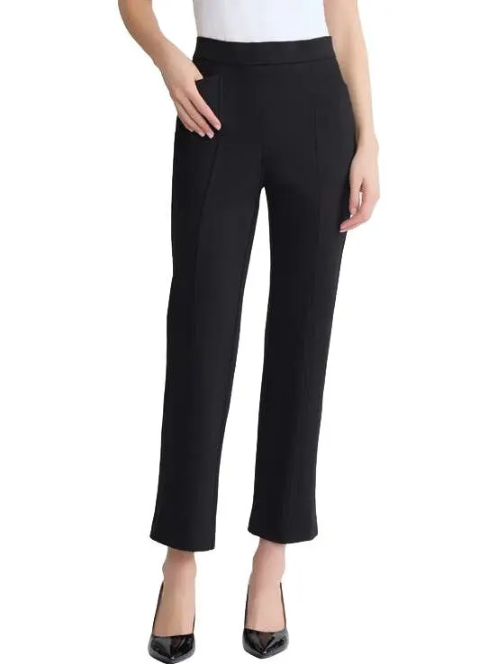 Jones New York Pintuck Pull-on Ankle Pants - Jones Black