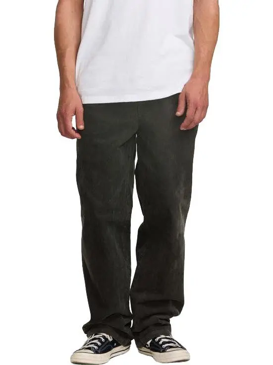 BILLABONG Larry Cotton Corduroy Pants - Dark Gray