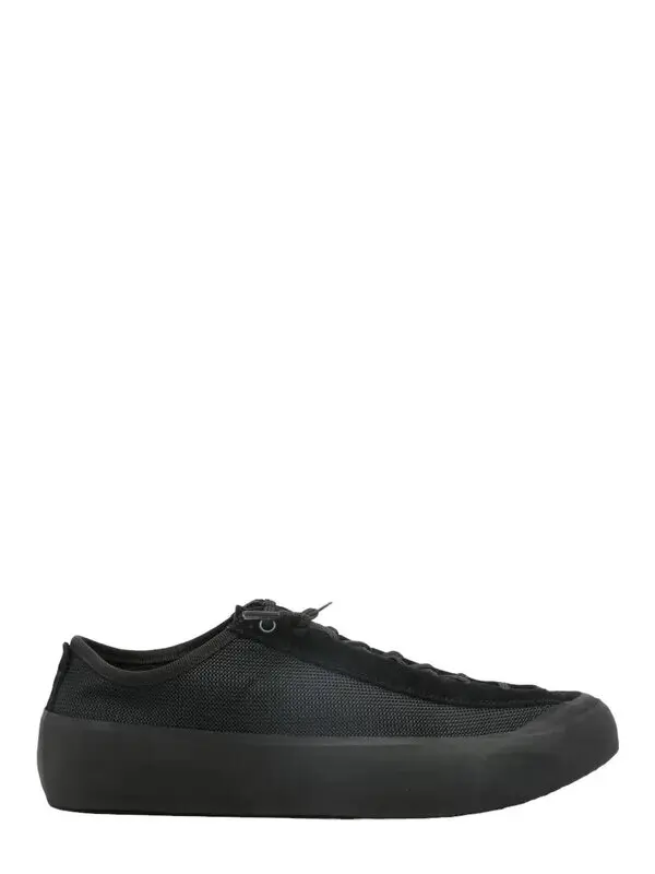 Stone Island Sneakers With Compass Patch - Black