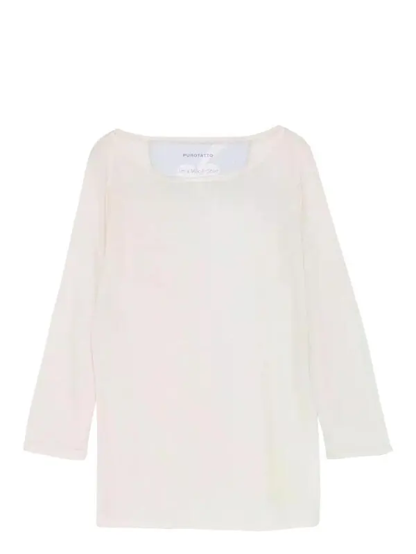 PUROTATTO Long-sleeved Top - Neutrals