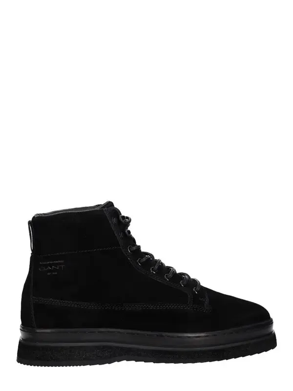 Gant Logo-detail Lace-up Boots - Black