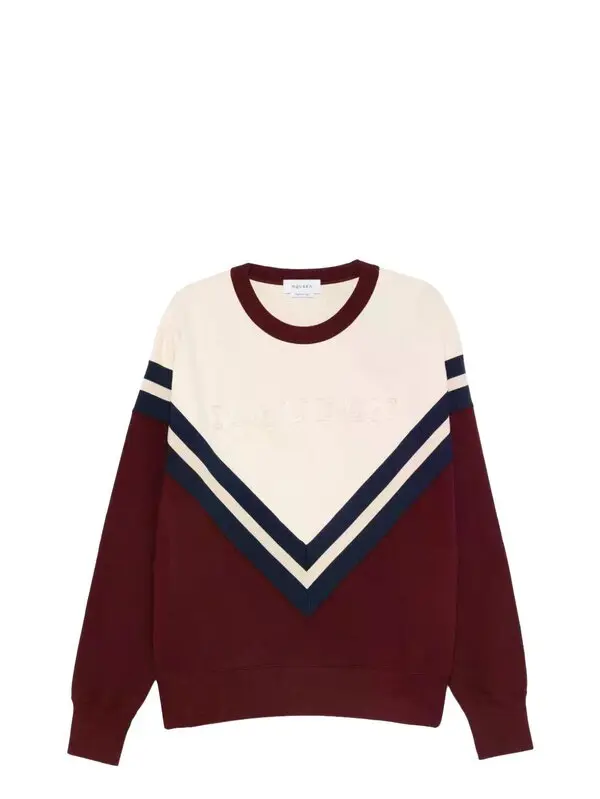 Alexander McQueen V-print Logo Sweatshirt - Red