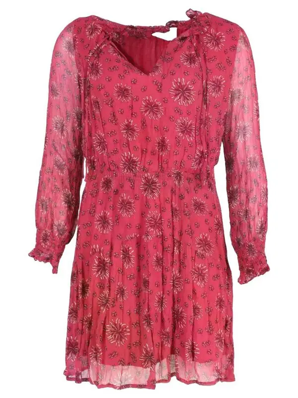 Ba&sh Printed Mini Dress - Red