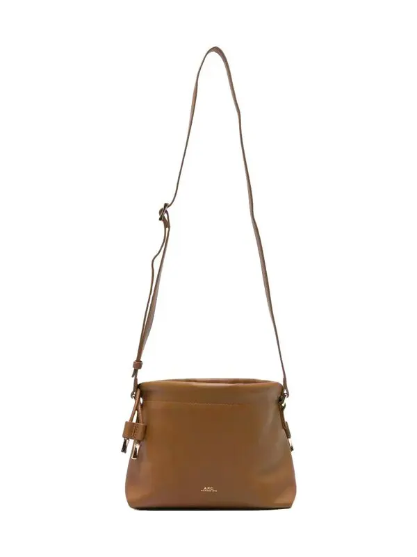 A.p.c. Ninon Drawstring-fastening Shoulder Bag - Brown