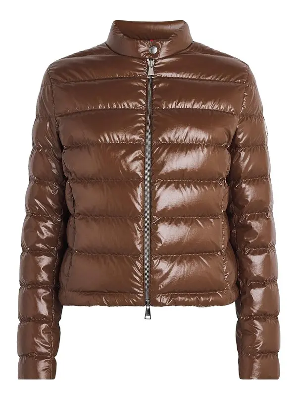 Moncler Down Papillon Puffer Jacket - Beige