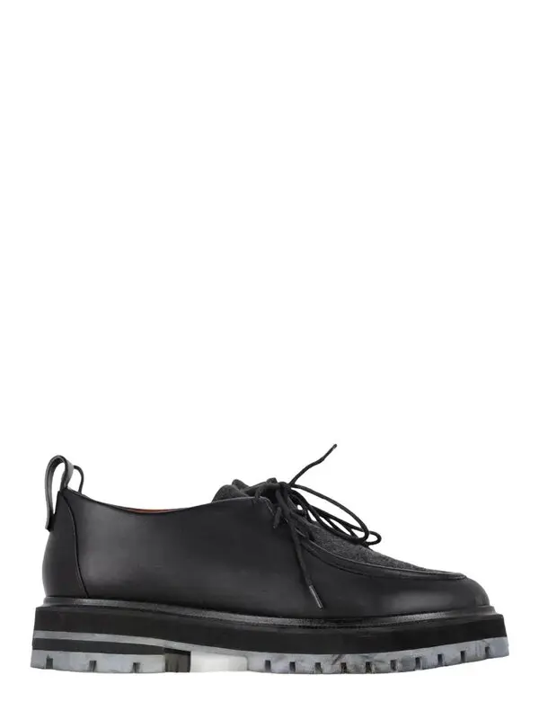 Loro Piana Lace-up Derby Shoes - Black
