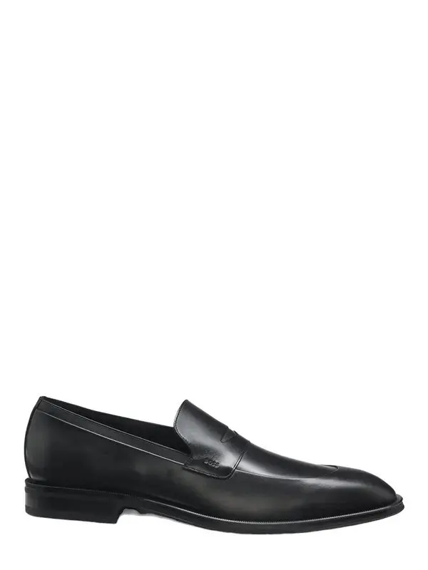 BOSS Leather Loafers - Black