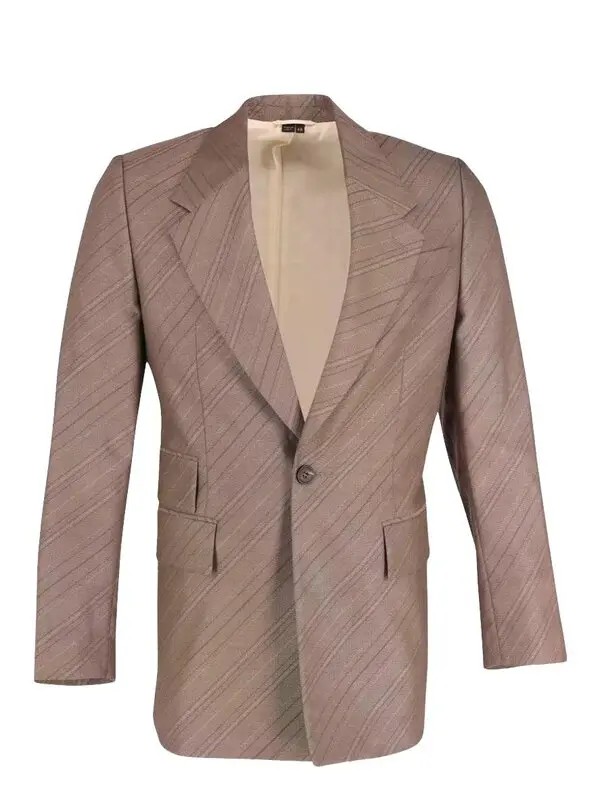 VIVIENNE WESTWOOD Striped Suit Jacket - Brown