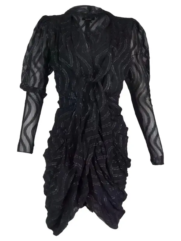ISABEL MARANT VINTAGE Embellished Mini Dress - Black