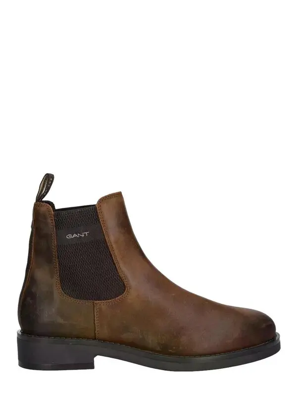 Gant Logo-print Chelsea Boots - Brown