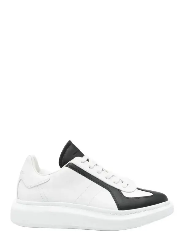 Alexander McQueen Oversized Lace-up Low-top Sneakers - White