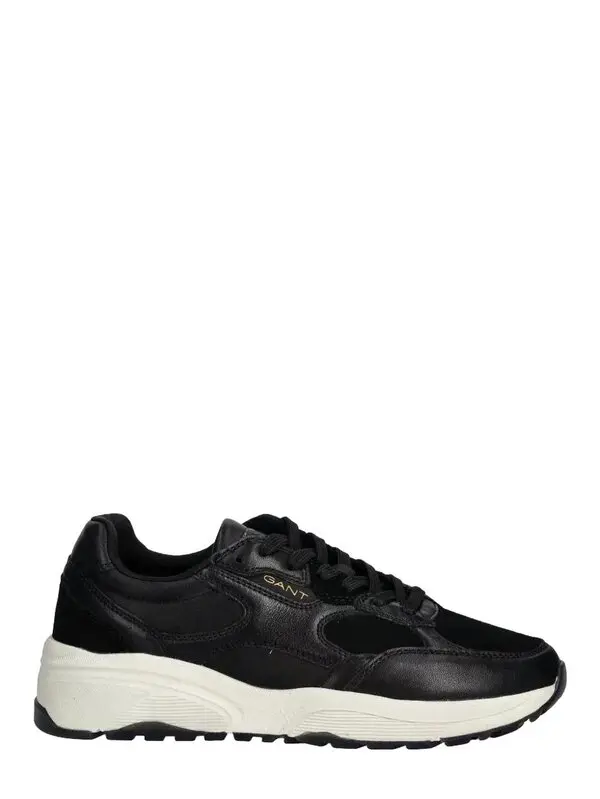 Gant Logo Detail Lace-up Sneakers - Black