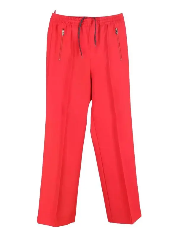 Prada Elasticated Waist Trousers - Red