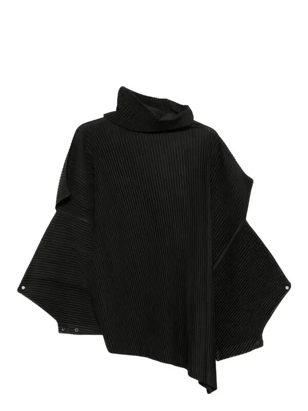 Issey Miyake Long-sleeve Pleated Jumper - Grey