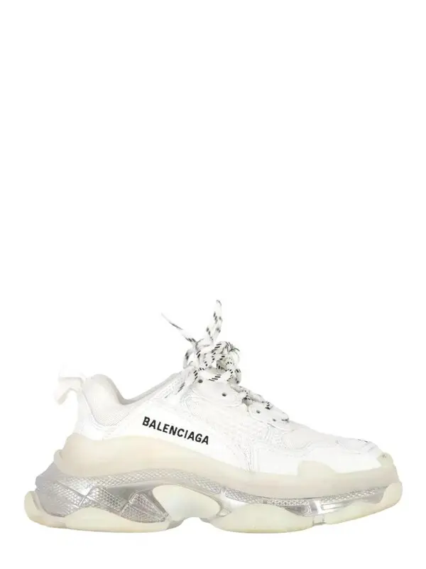 Balenciaga Triple S Clear Sneakers - White
