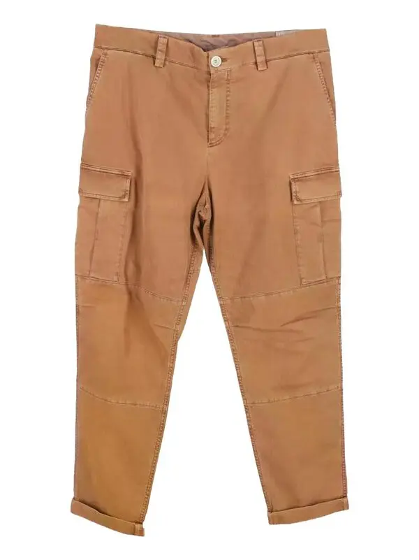 Brunello Cucinelli Cargo Pocket Trousers - Brown