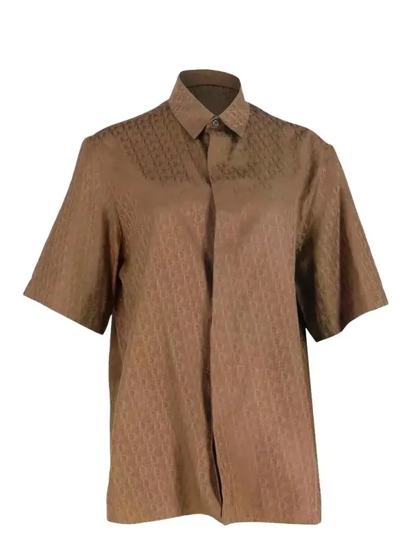 Dior 2021 Jacquard Shirt - Brown