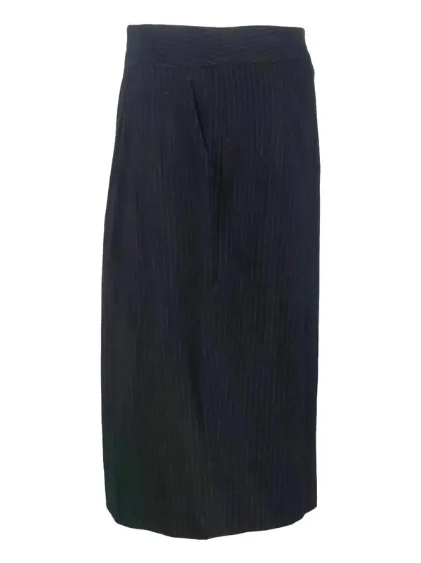 Max Mara Pinstriped Pencil Skirt - Blue