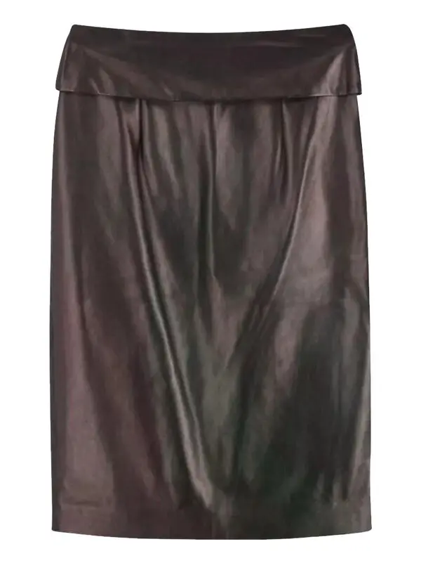 ISABEL MARANT VINTAGE Pencil Skirt With Zip Fastening - Black