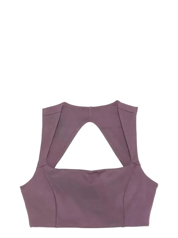 GIRLFRIEND COLLECTIVE Cutout Seamed Sports Bra - Purple